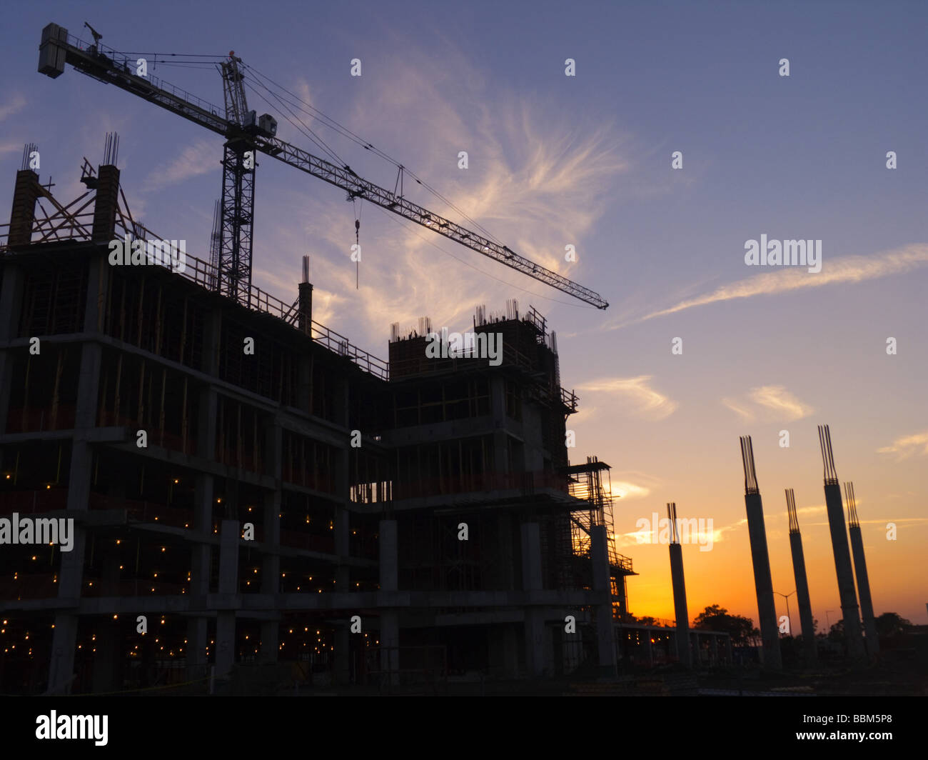 High rise steel construction Stock Photo - Alamy