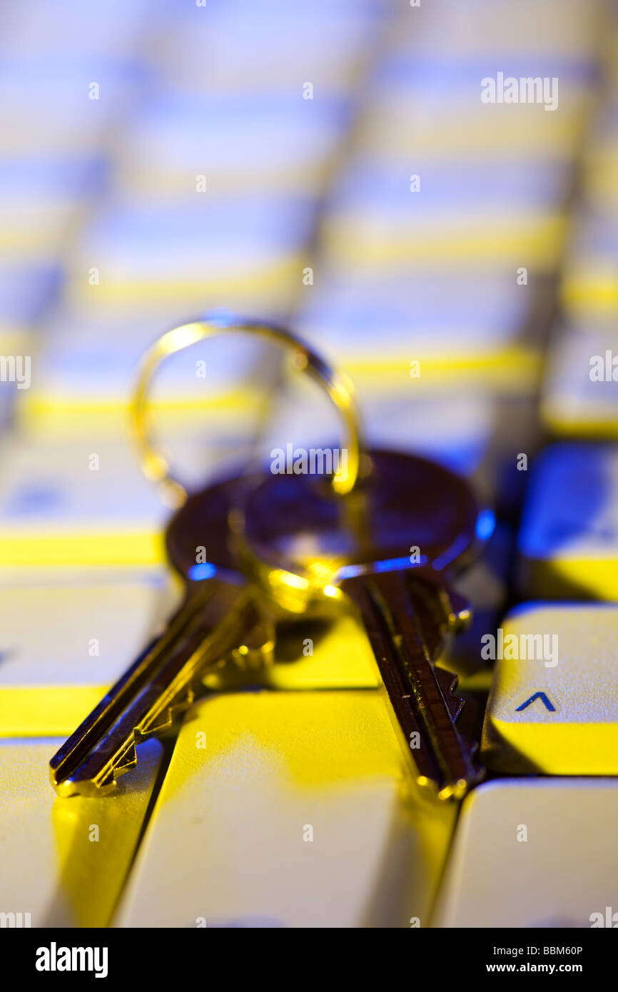 Keyboard and keys Stock Photo - Alamy
