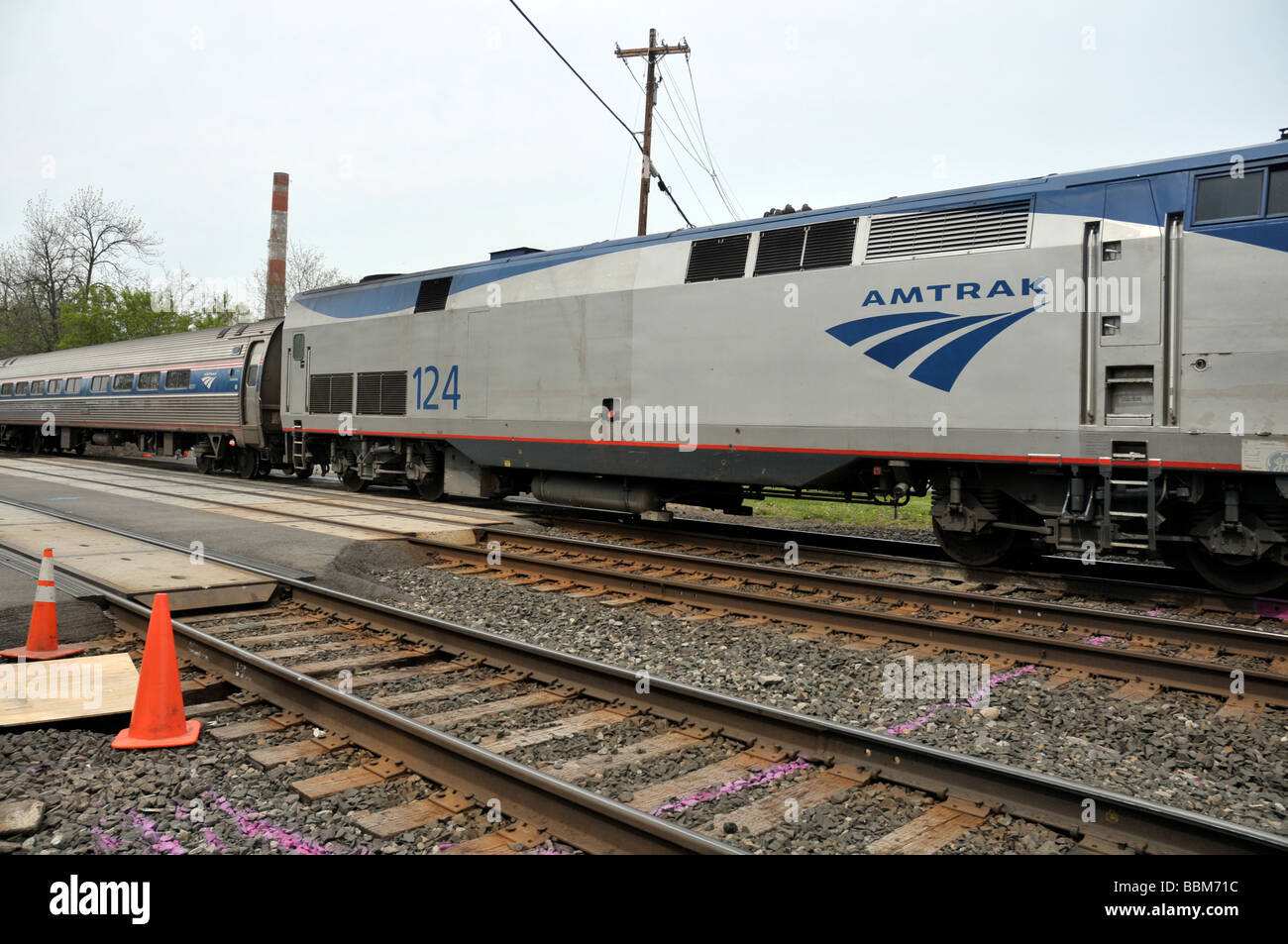 Amtrak train hi-res stock photography and images - Alamy