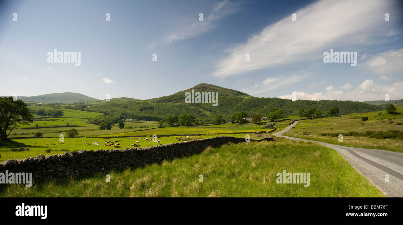 The road to Ulpha, The lake district National Park, United Kingdom ...