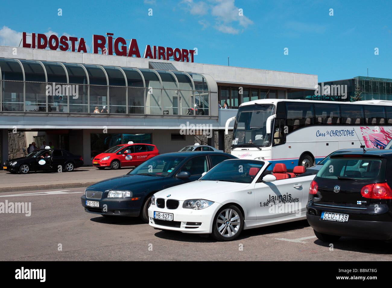 Riga airport car park hi-res stock photography and images - Alamy