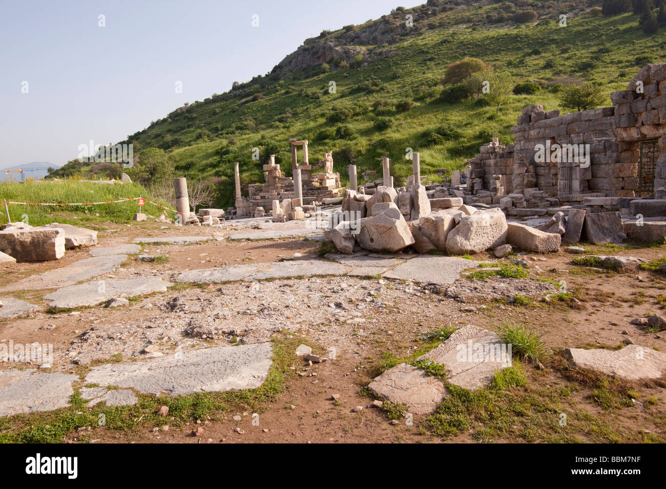 Rubble at the ancient city of Ephesus in Turkey Stock Photo - Alamy