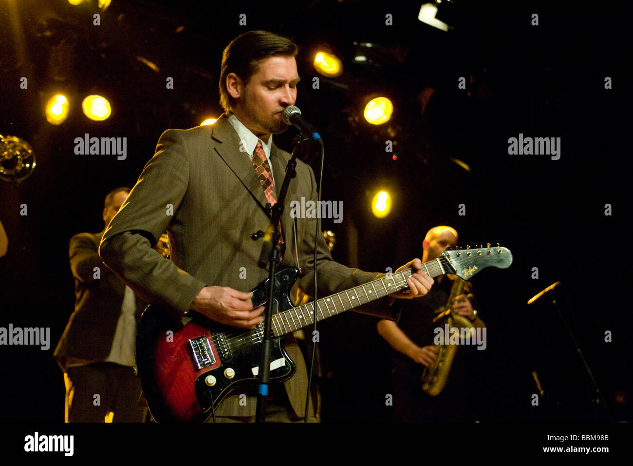 Jochen Wenz, singer, guitarist and frontman of the German band Mardi ...