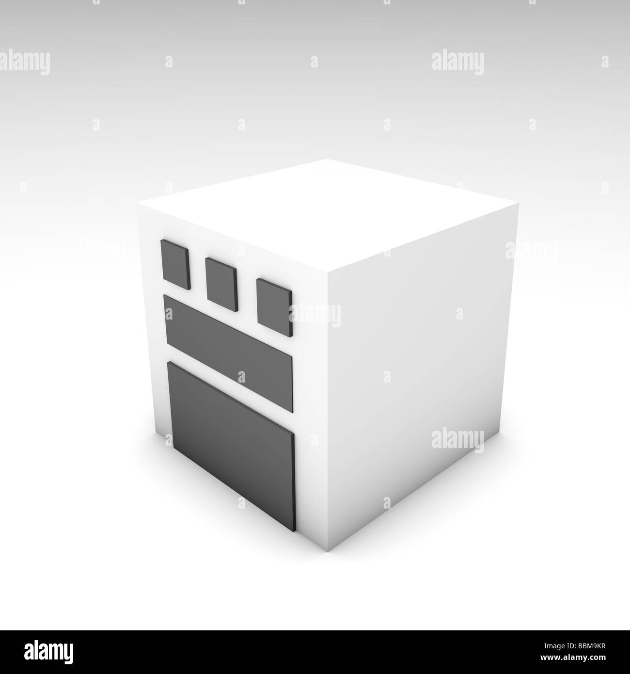 Industrial Plant in 3d Clip Art Illustration Stock Photo - Alamy