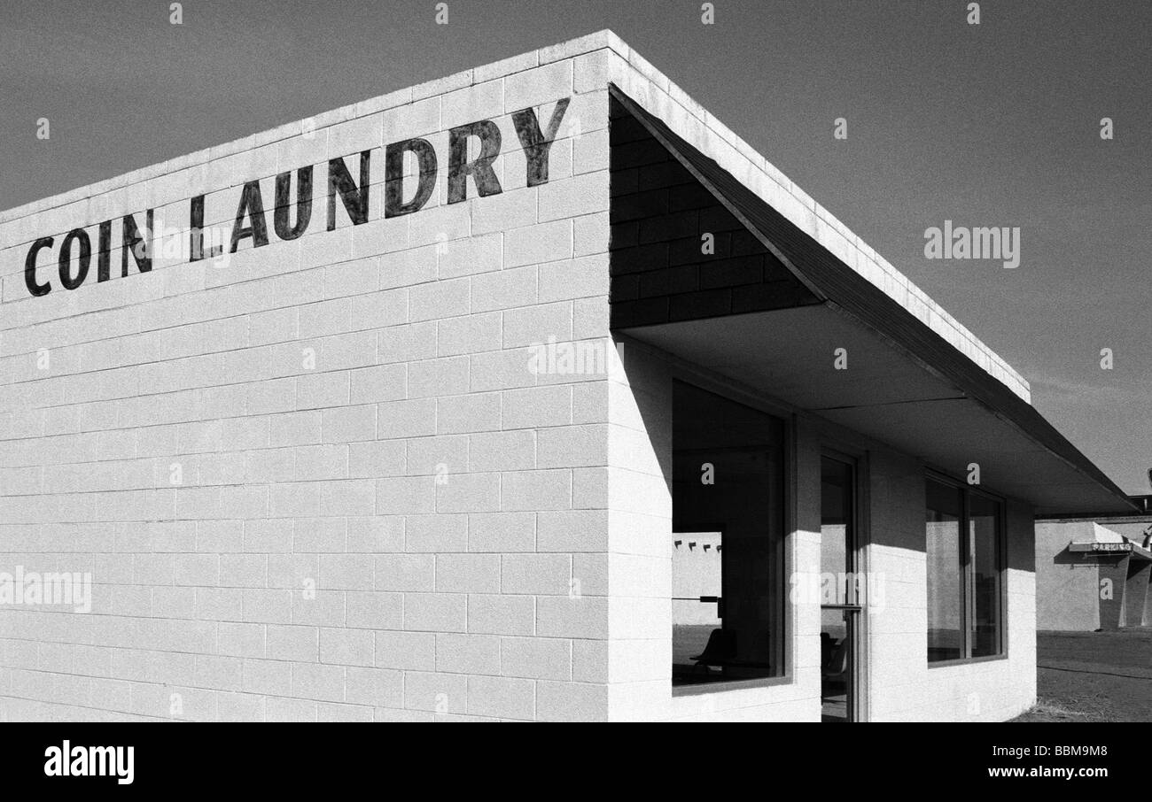 A coin laundromat in the desert southwest US Stock Photo - Alamy