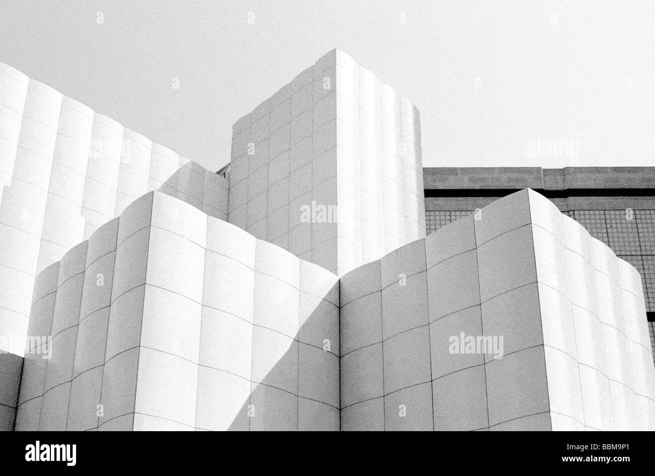 Detail of a facade at the Los Angeles County Museum of Art Museum, LA ...