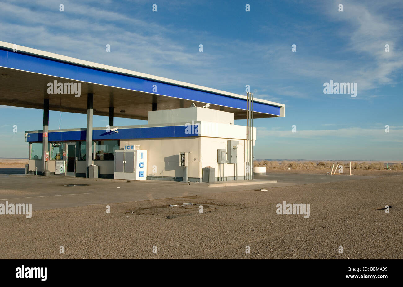 A desert gas station in the Southwest US Stock Photo - Alamy