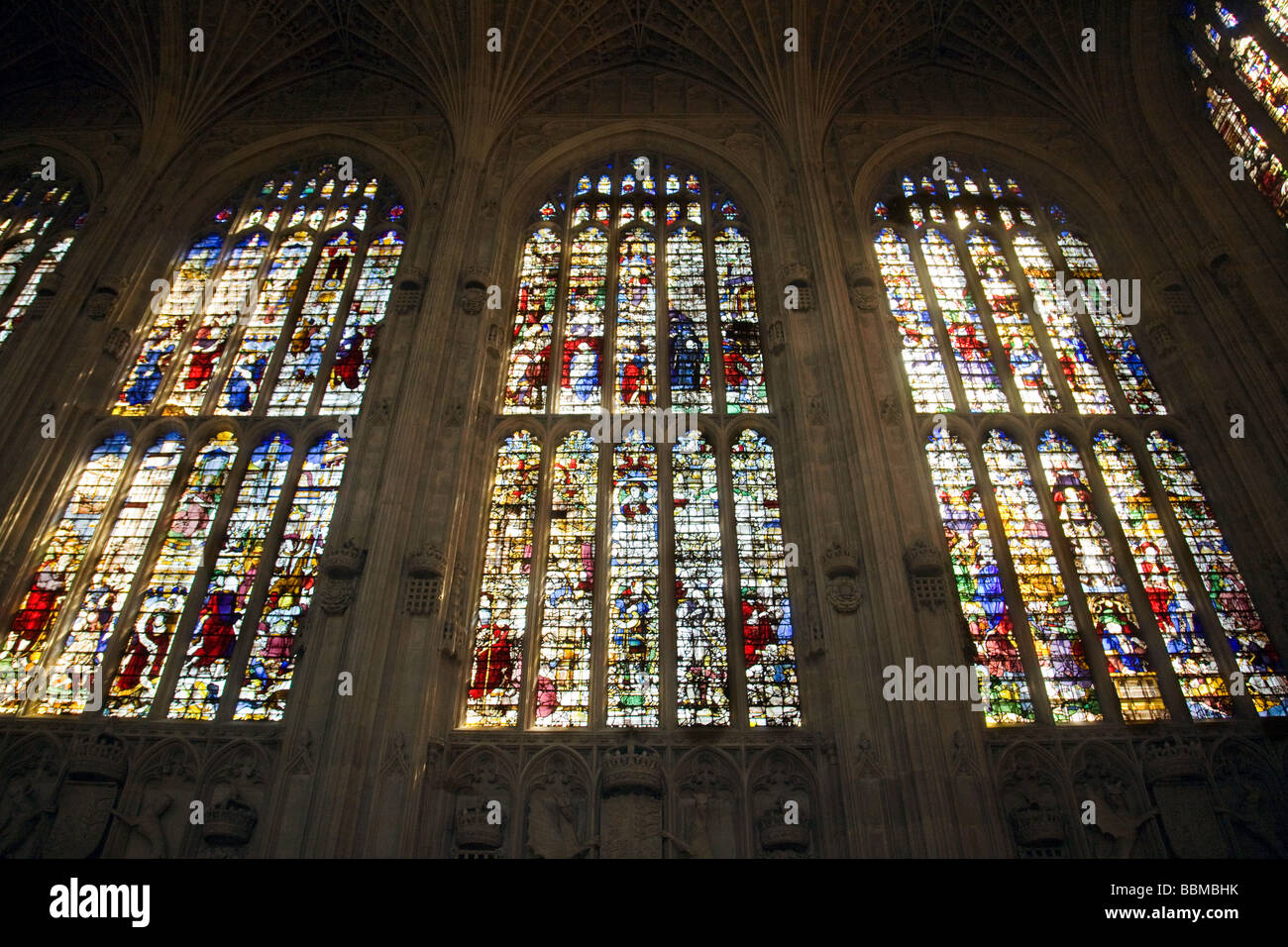 Kings college chapel cambridge windows hi-res stock photography and ...