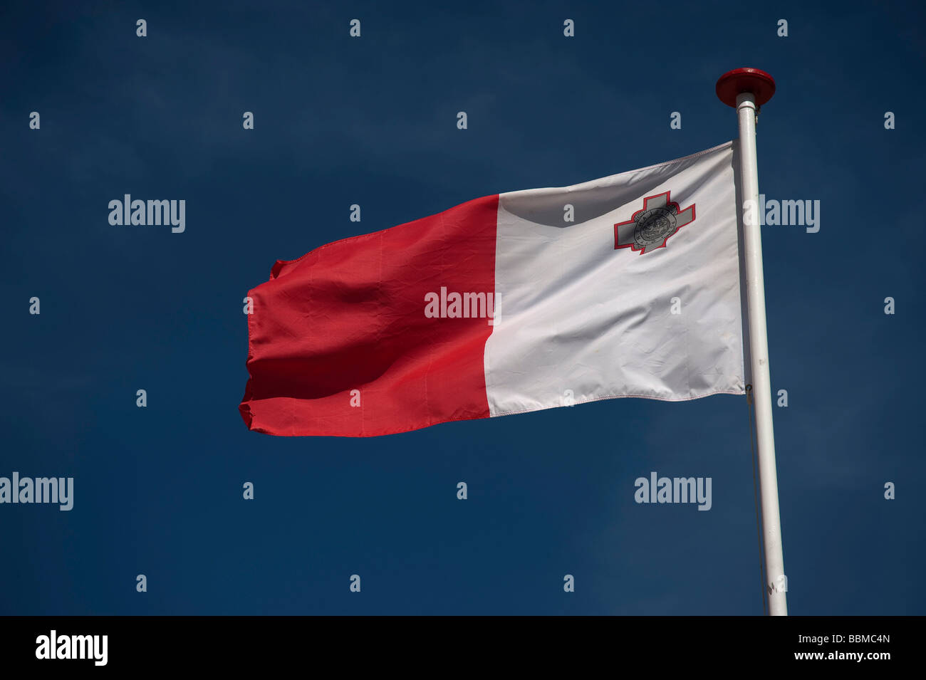 Flag of Malta Stock Photo - Alamy