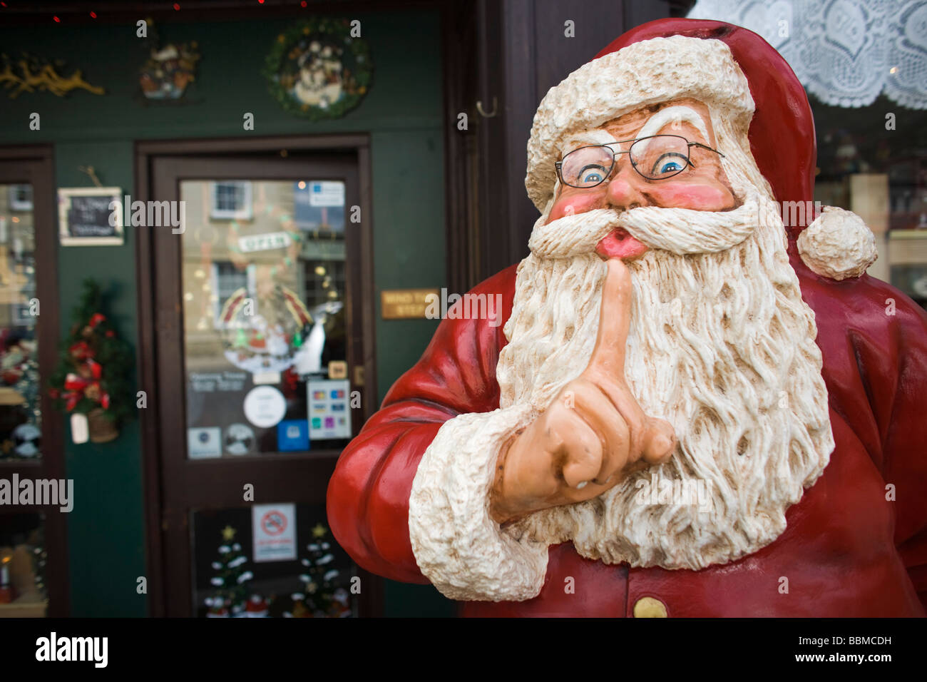 Statue of Father Christmas at the Christmas Shop (open all year ...