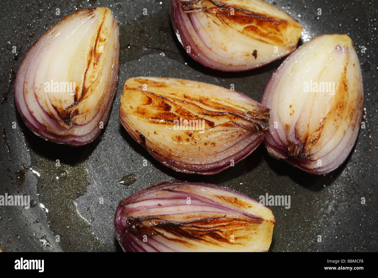 Red Onions Cooking Stock Photo - Alamy