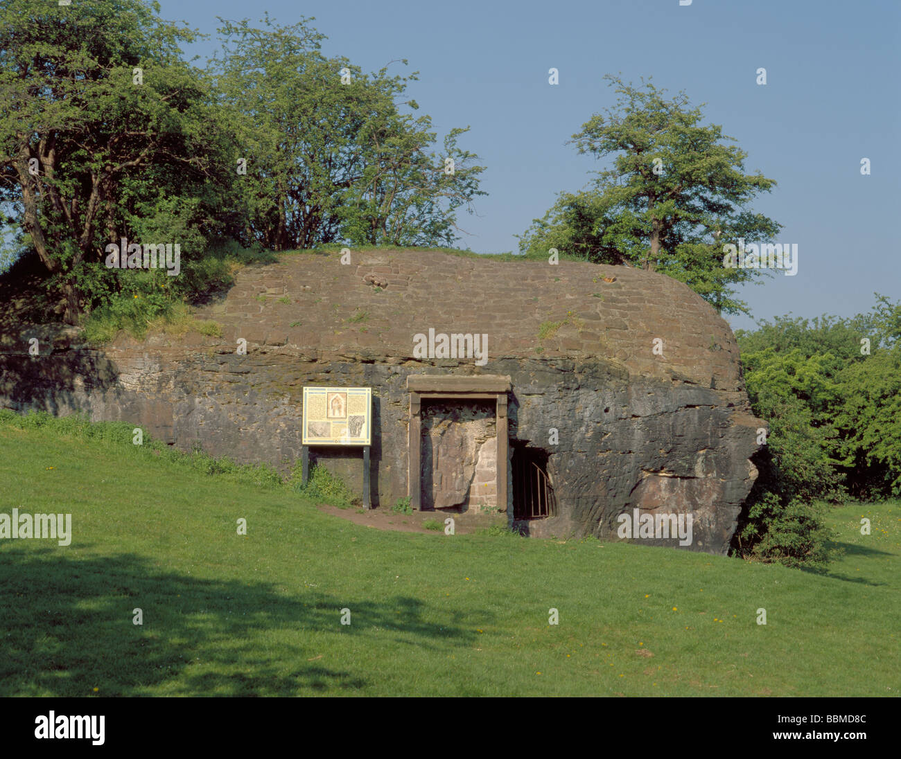 Roman shrine to Minerva, Handbridge, to the south of Chester, Cheshire ...