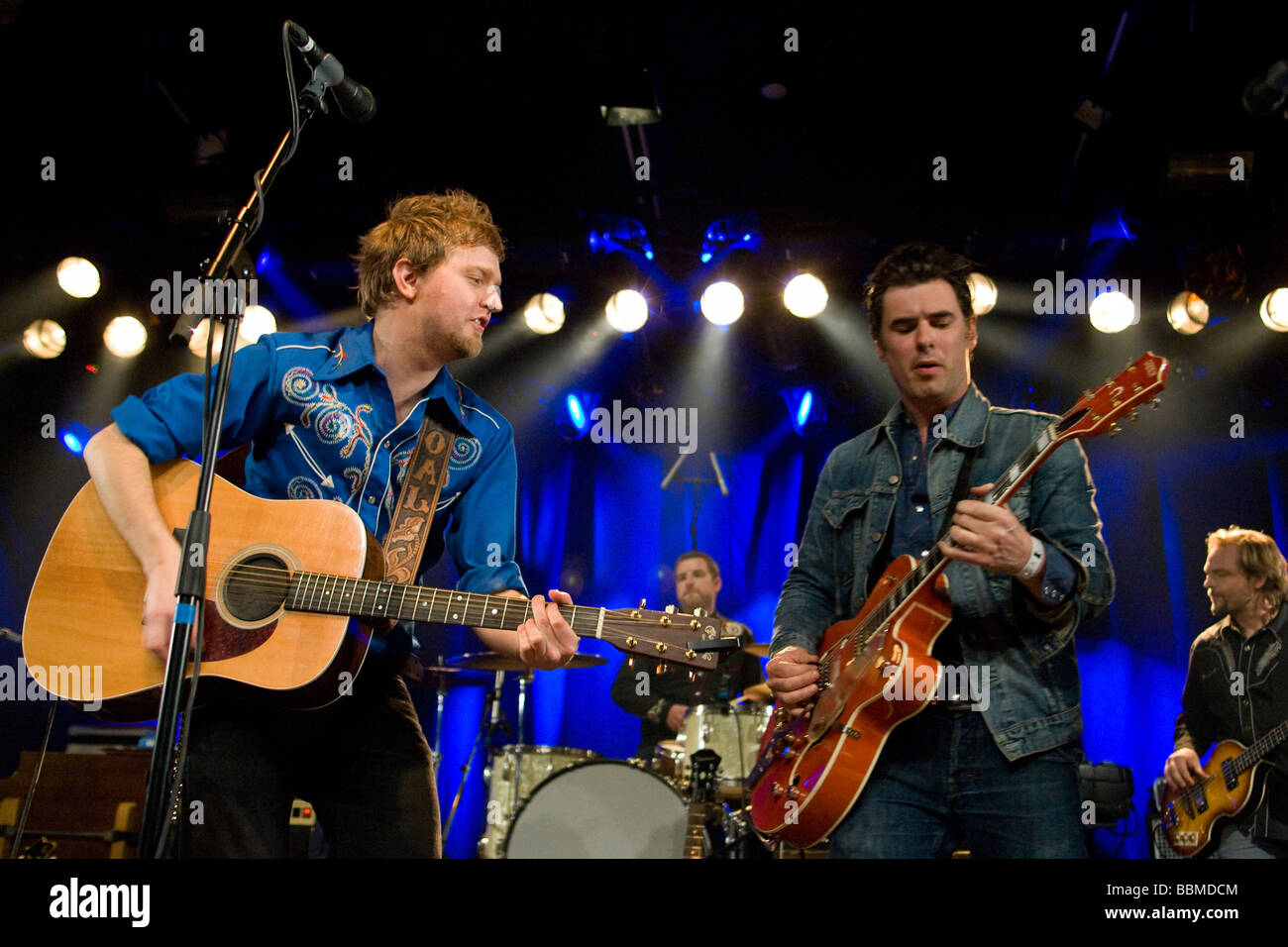 Swiss musician Rene Burrell, known as Coal, and guitarist Saemi Gallati ...