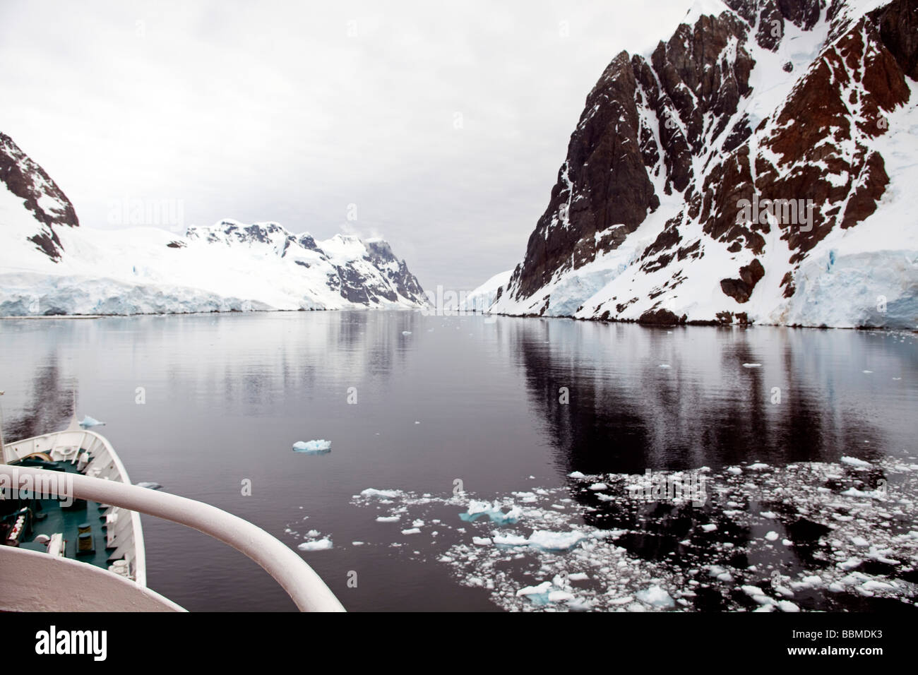 Antarctica, Gerlache Strait. Exploring the Lemaire Channel between the ...