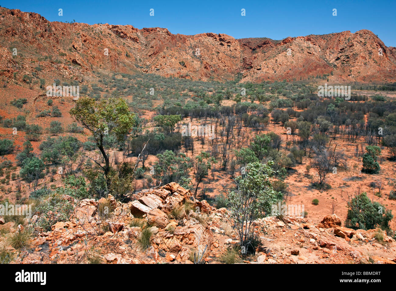 Australia, Northern Territory. The 140 million-year-old impact crater ...