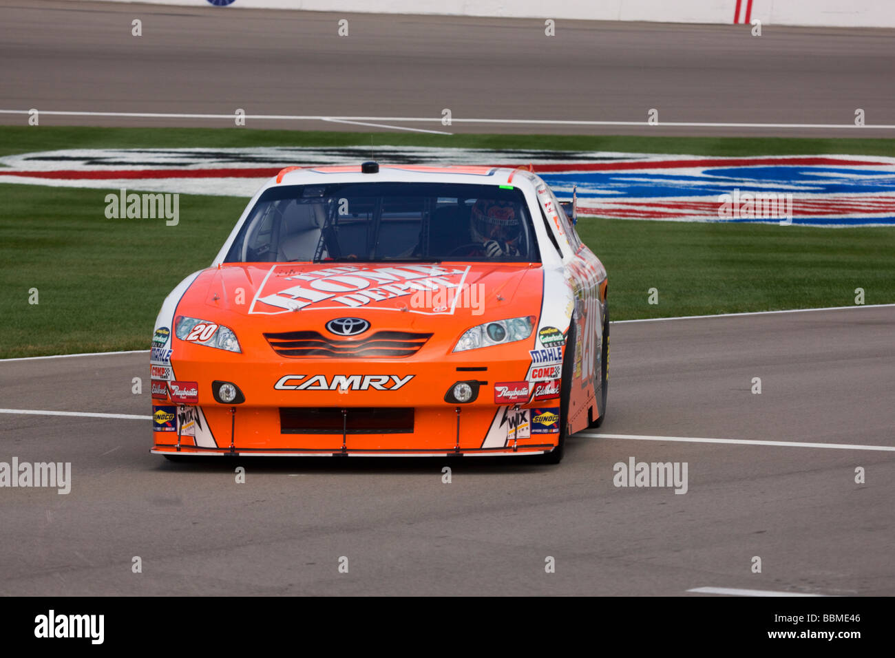 Joey Lagano qualifying for the Shelby 427 2009 NASCAR race at the Las ...