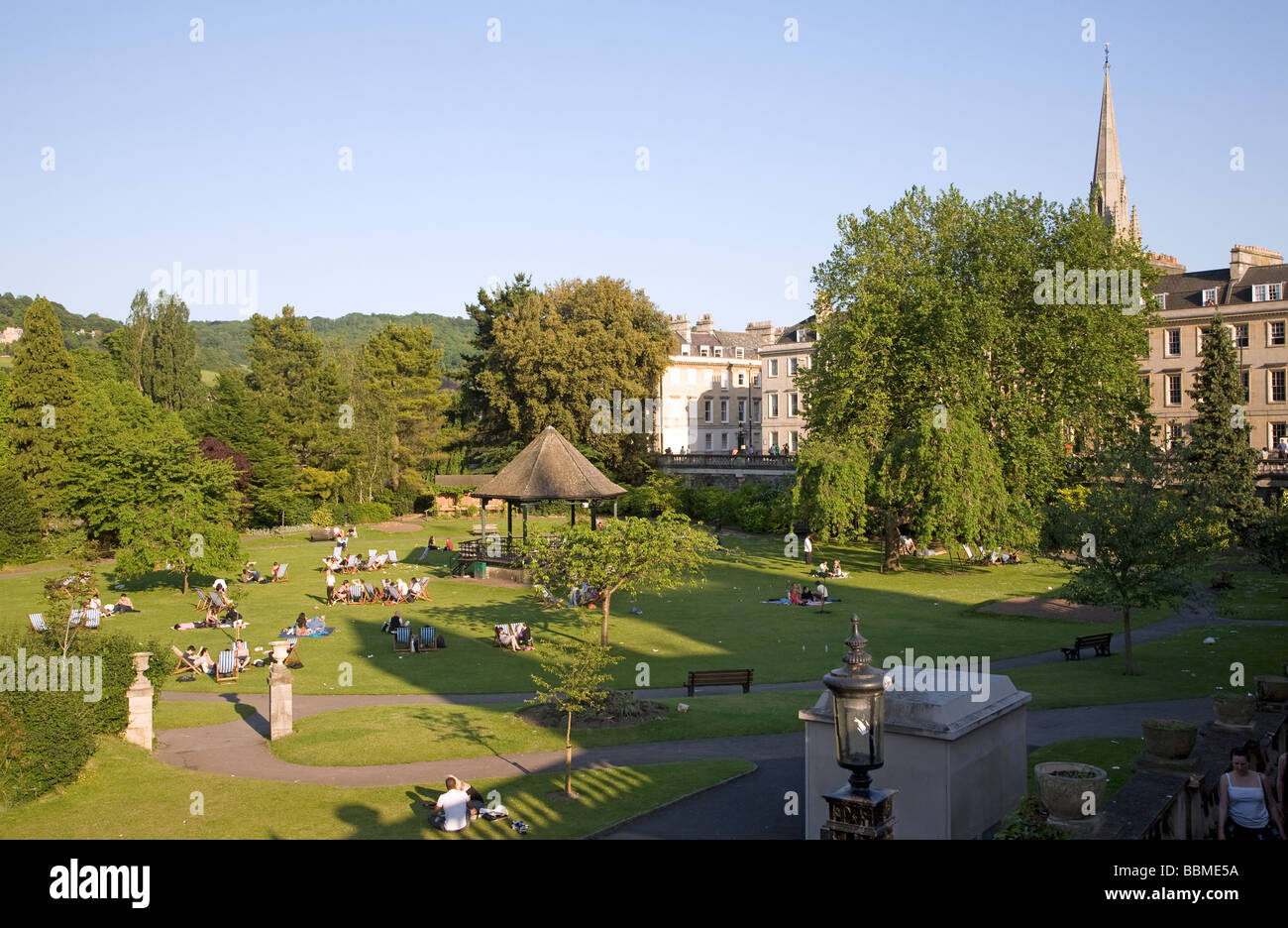 Parade Gardens Bath England Stock Photo - Alamy