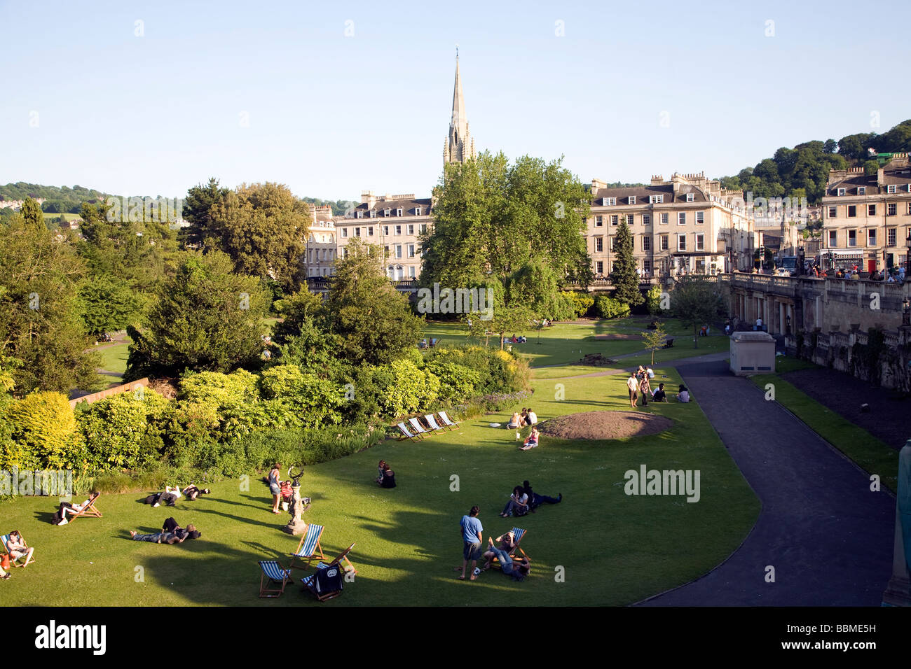 Parade Gardens Bath England Stock Photo - Alamy