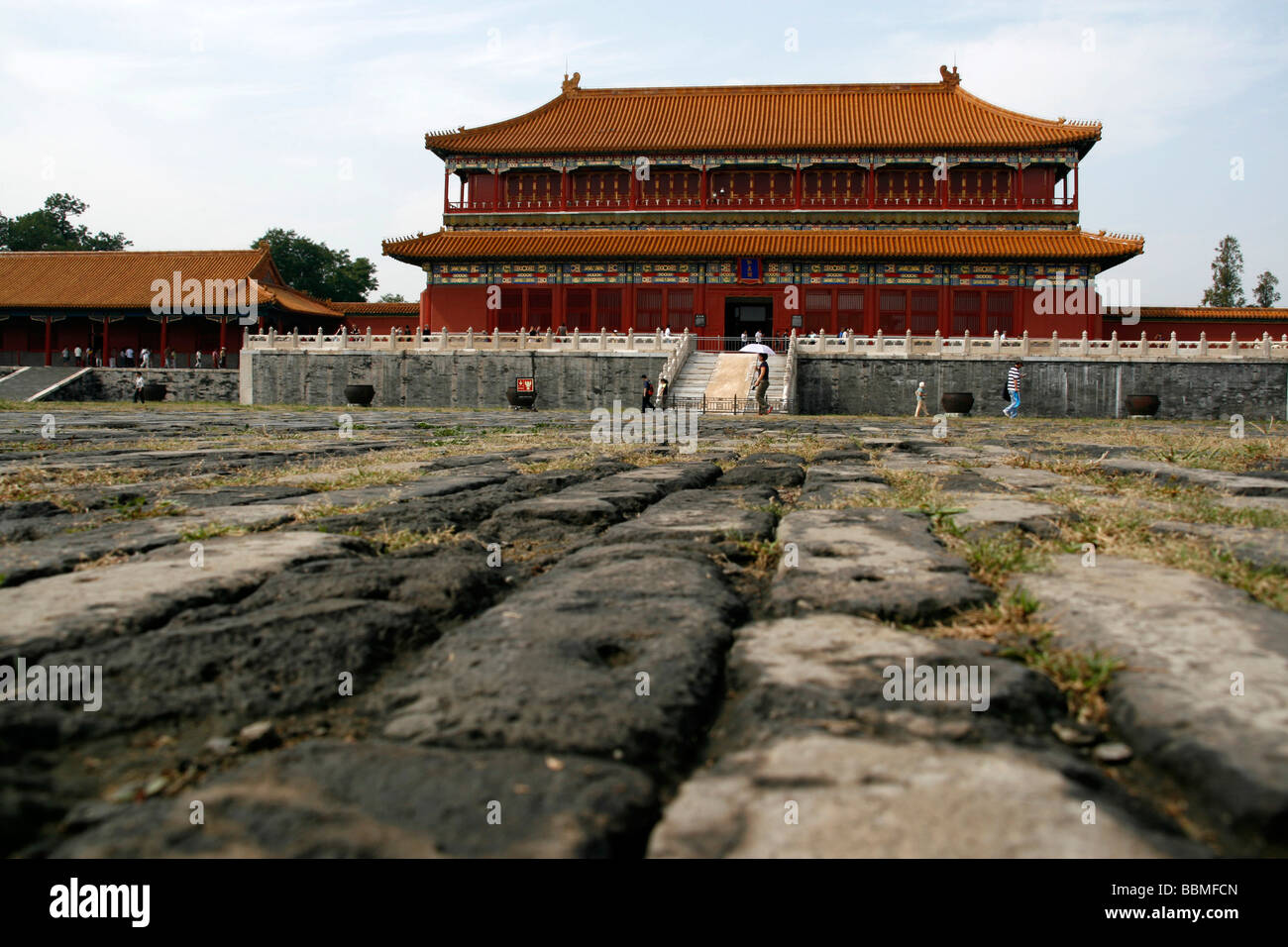 China, Beijing. Inside the Forbidden City in Beijing, China Stock Photo ...
