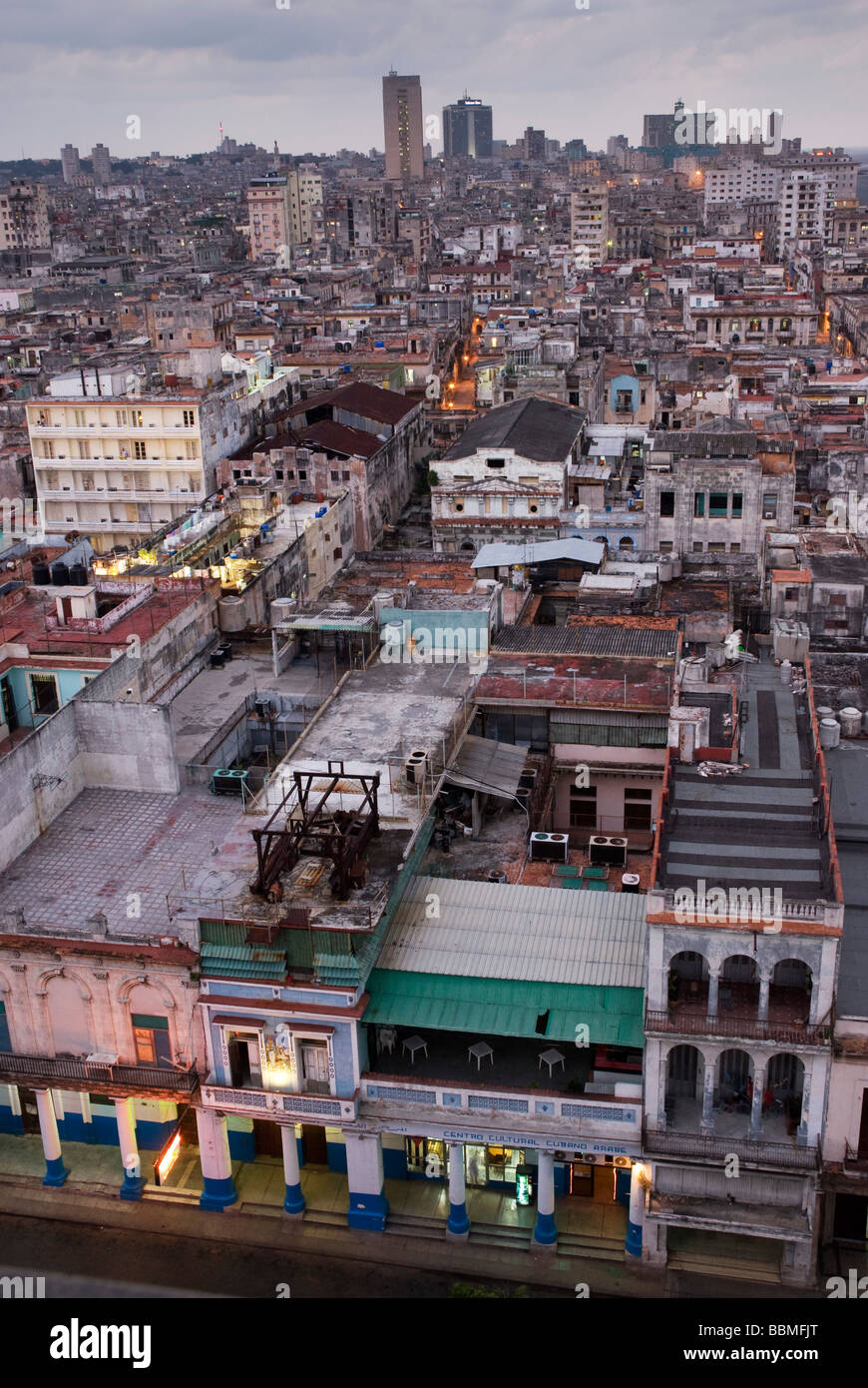 Cuba, Havana. Overview of the city centre, Havana Stock Photo - Alamy