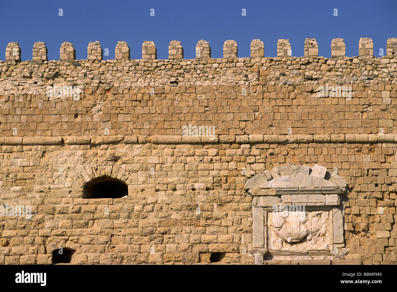 greece, crete, heraklion, venetian castle Stock Photo - Alamy