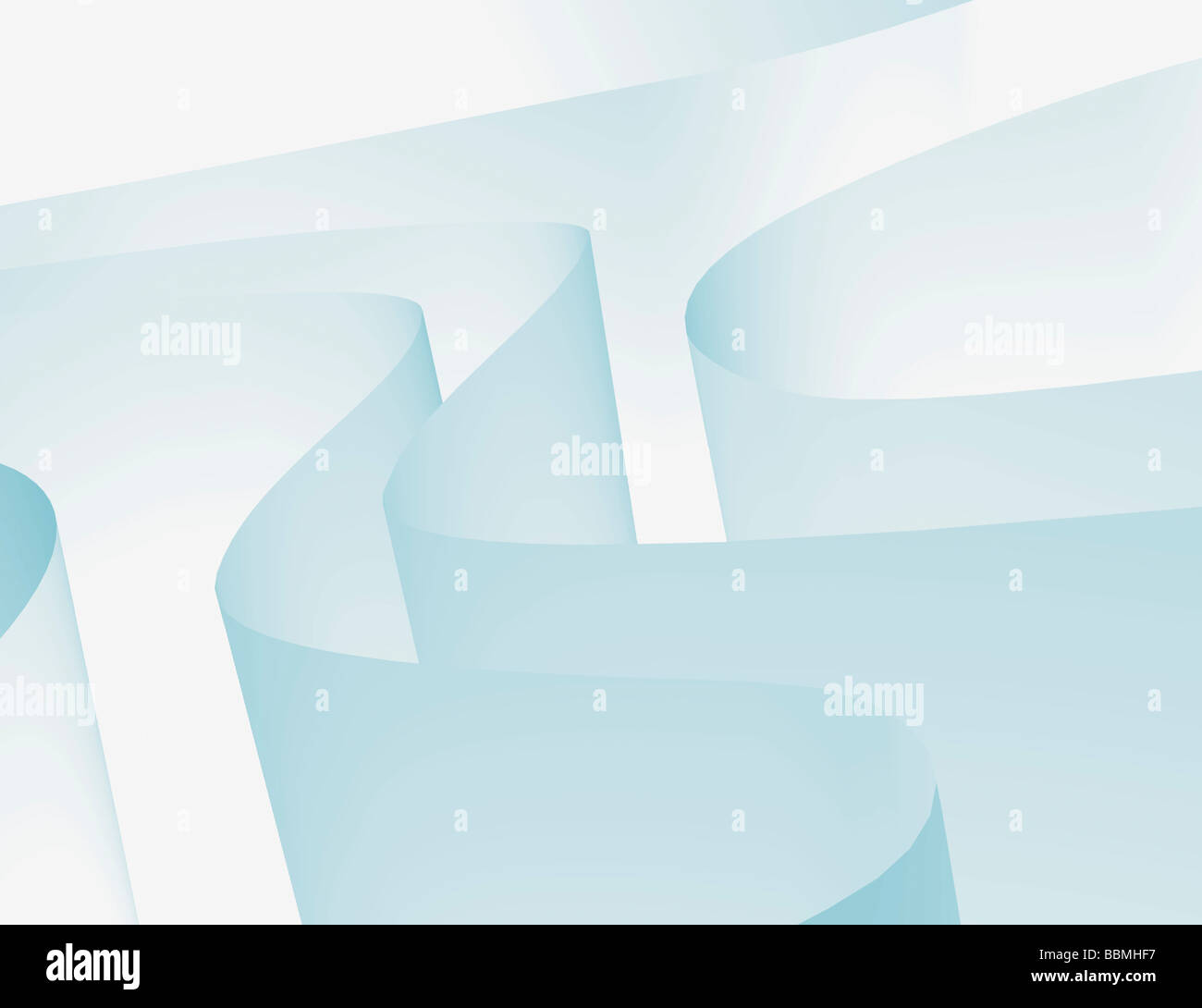 Curved sheets of white paper, close-up Stock Photo - Alamy