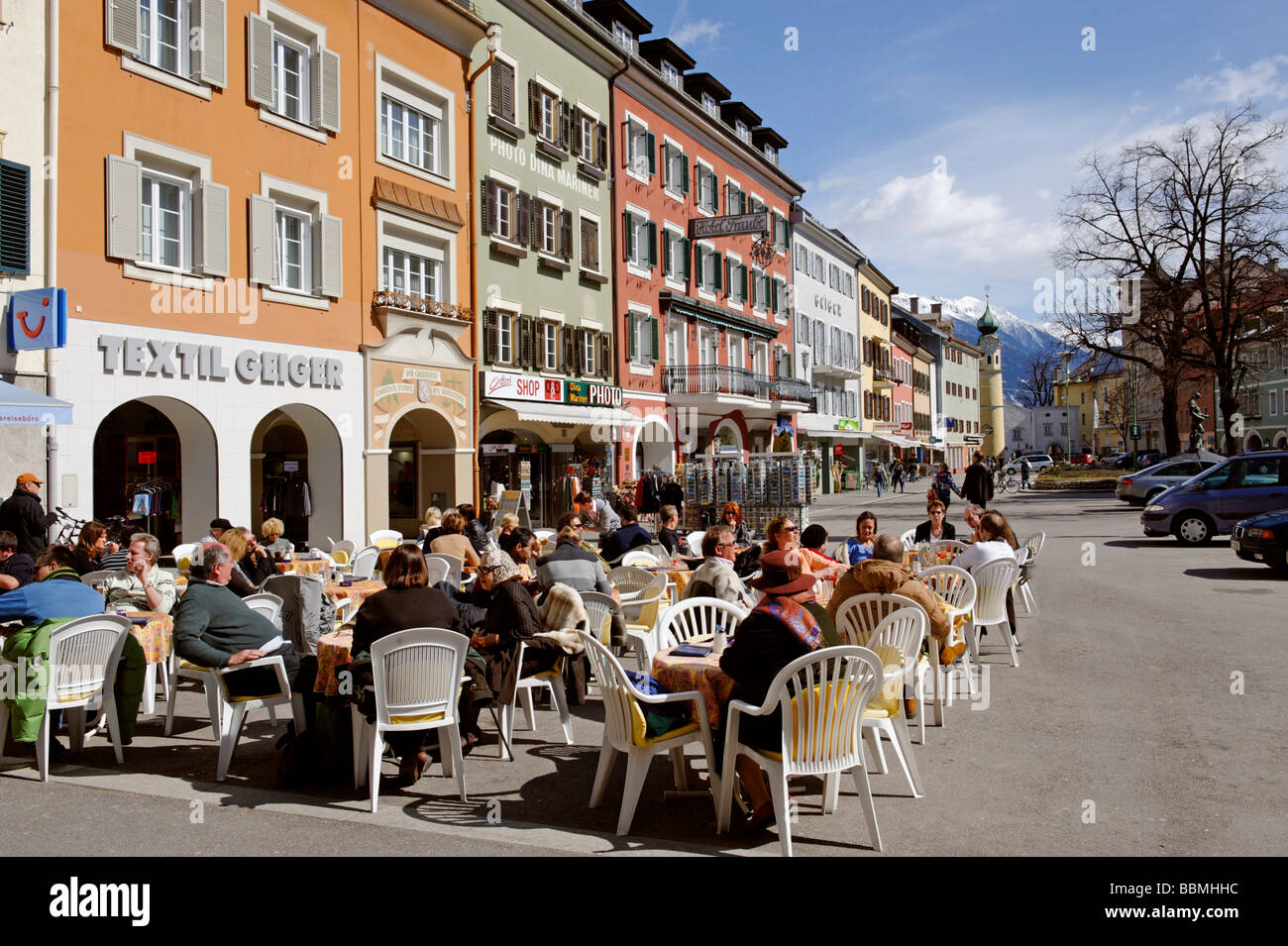 Hauptplatz main square, Lienz, East Tyrol, Austria, Europe Stock Photo ...