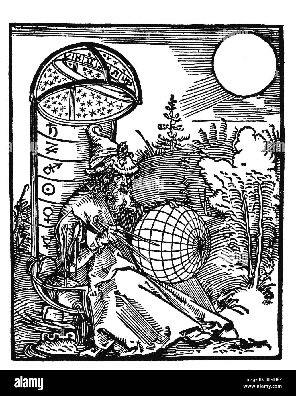 Medieval woodcuts Black and White Stock Photos & Images - Alamy