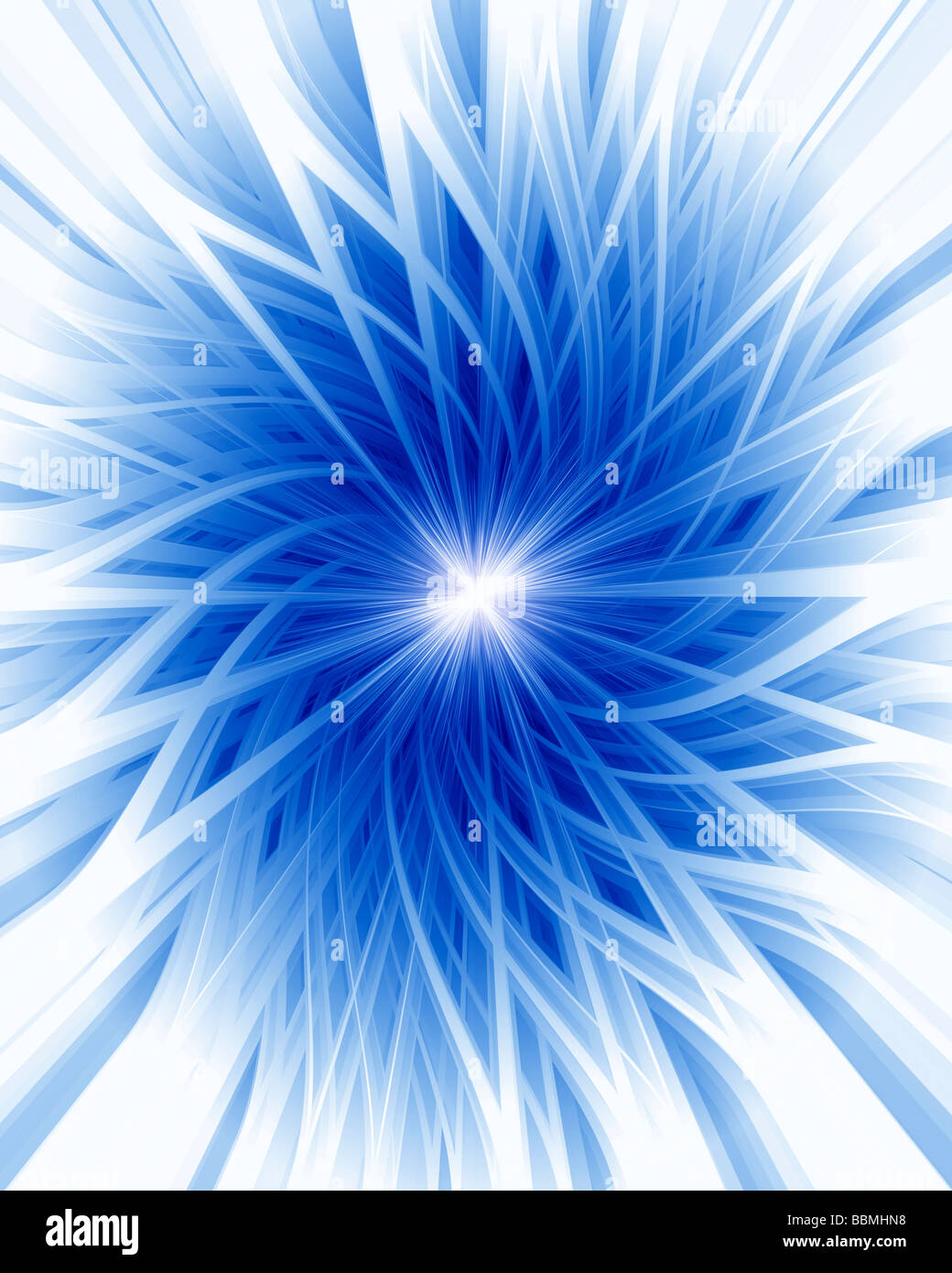 Abstract blue pattern of light Stock Photo - Alamy