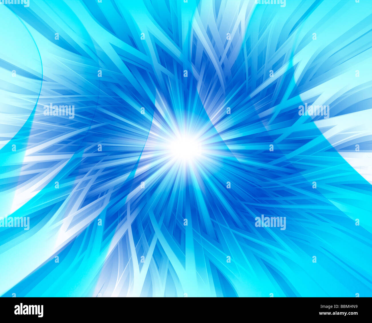 Abstract blue pattern of light Stock Photo - Alamy