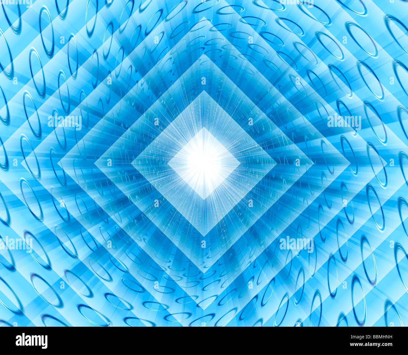 Abstract blue checked pattern with light beam Stock Photo - Alamy