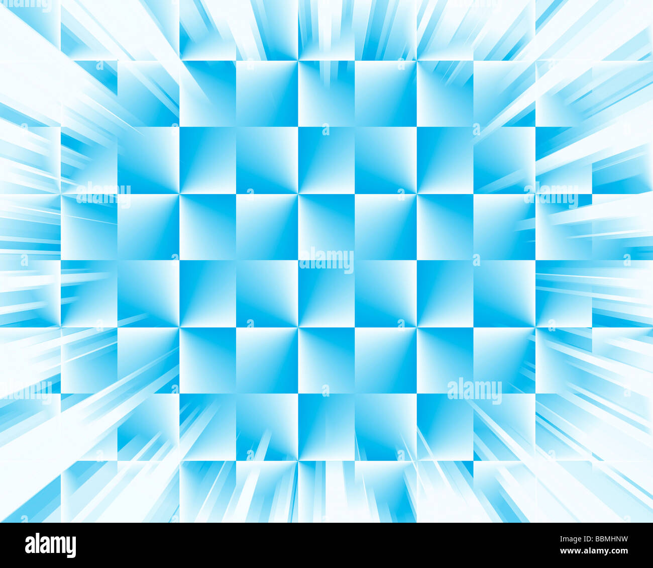 Abstract blue checked pattern with light effect Stock Photo - Alamy
