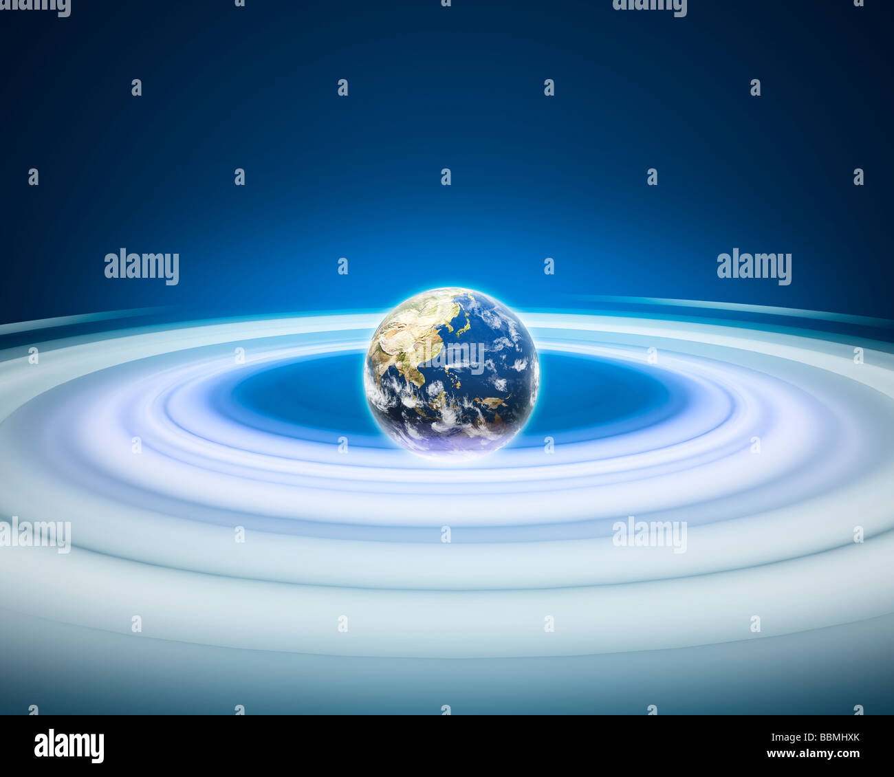 Planet earth surrounded sphere hi-res stock photography and images - Alamy