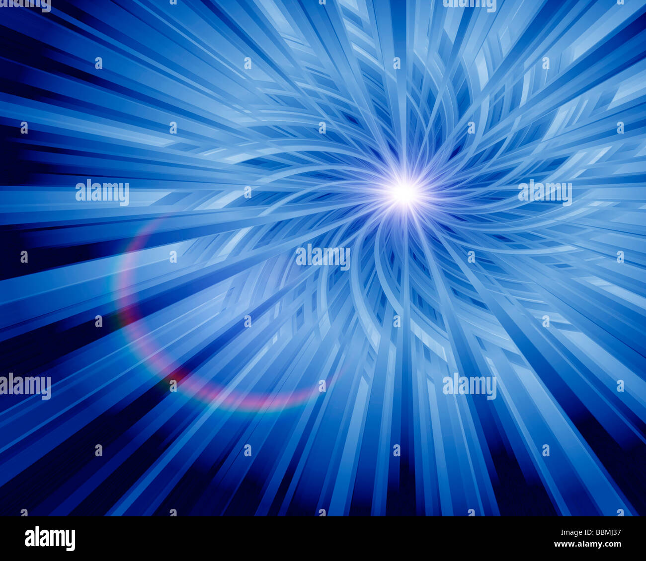 Abstract blue pattern of sunlight Stock Photo - Alamy