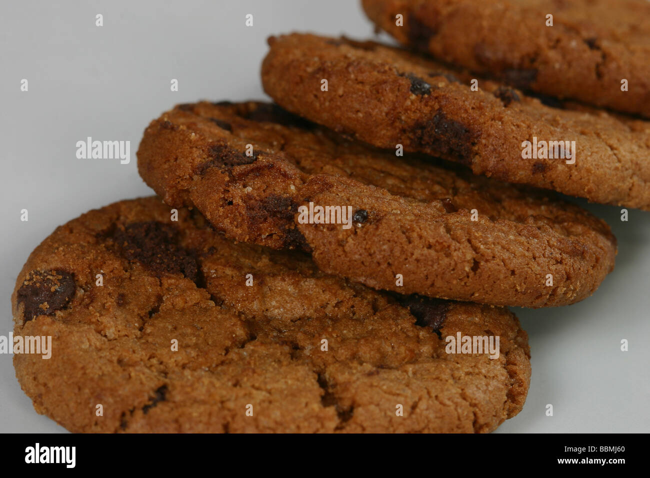 Double Choco Chip Cookies Stock Photo - Alamy
