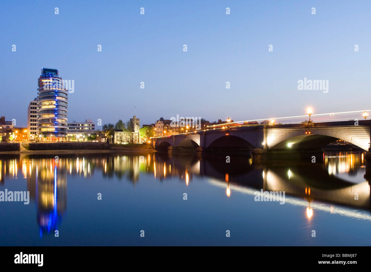 River Thames in Putney Greater London England UK Stock Photo - Alamy
