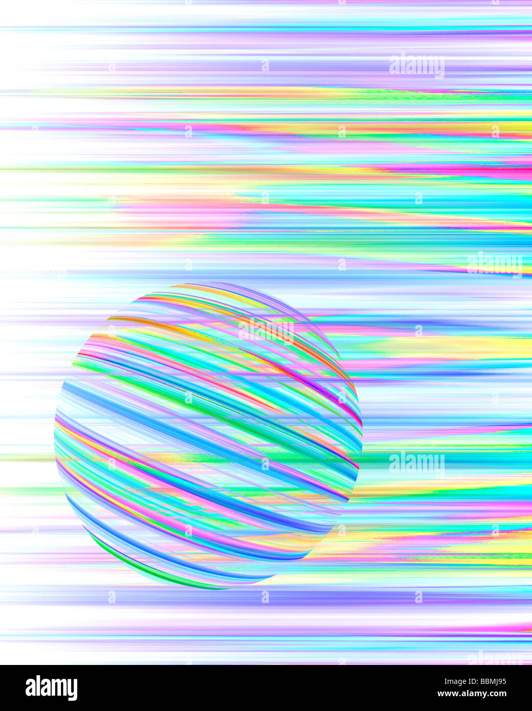 Sphere with multi colored pattern Stock Photo - Alamy