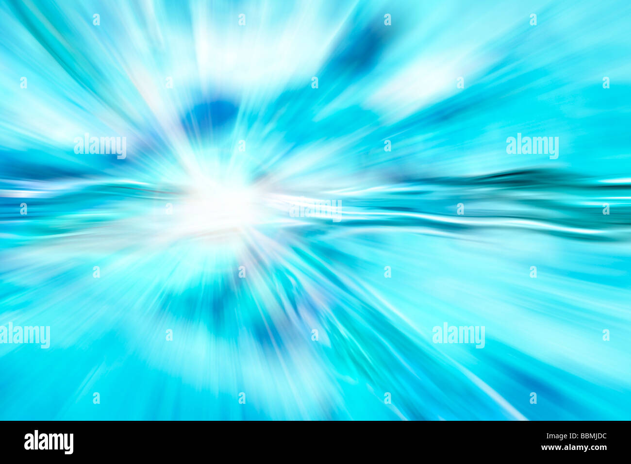 Abstract blue pattern of light (Digital Composite Stock Photo - Alamy