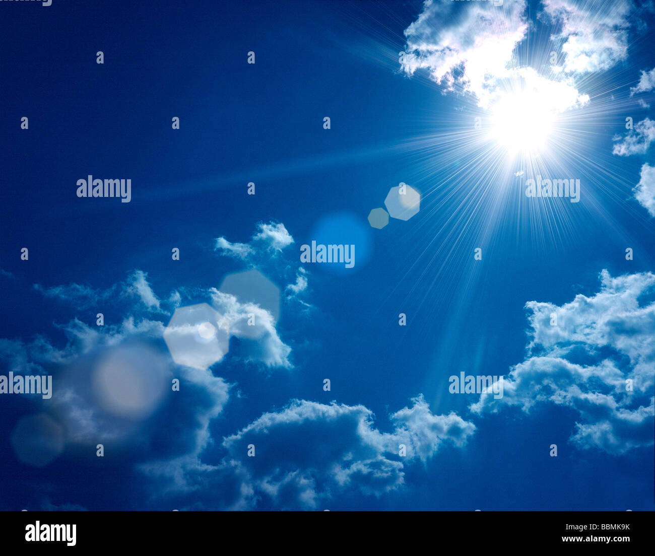 View of sun and sky Stock Photo - Alamy