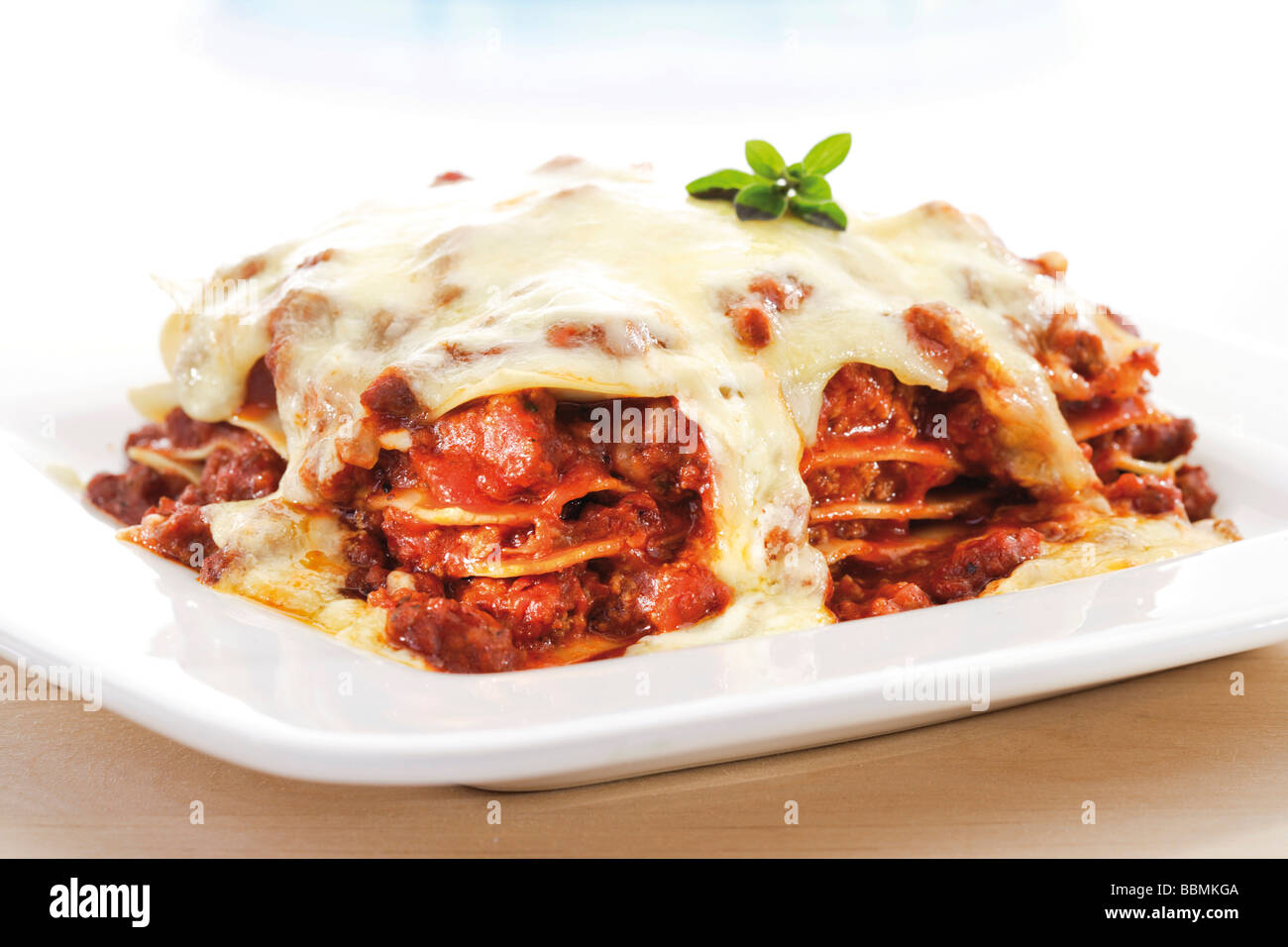 Lasagna Plates High Resolution Stock Photography and Images - Alamy