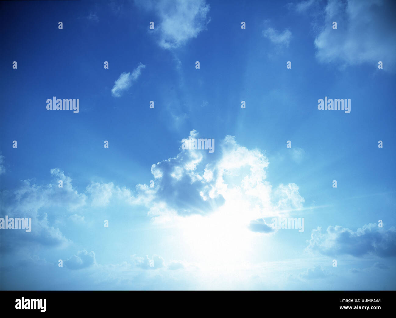 View of sun rays Stock Photo - Alamy
