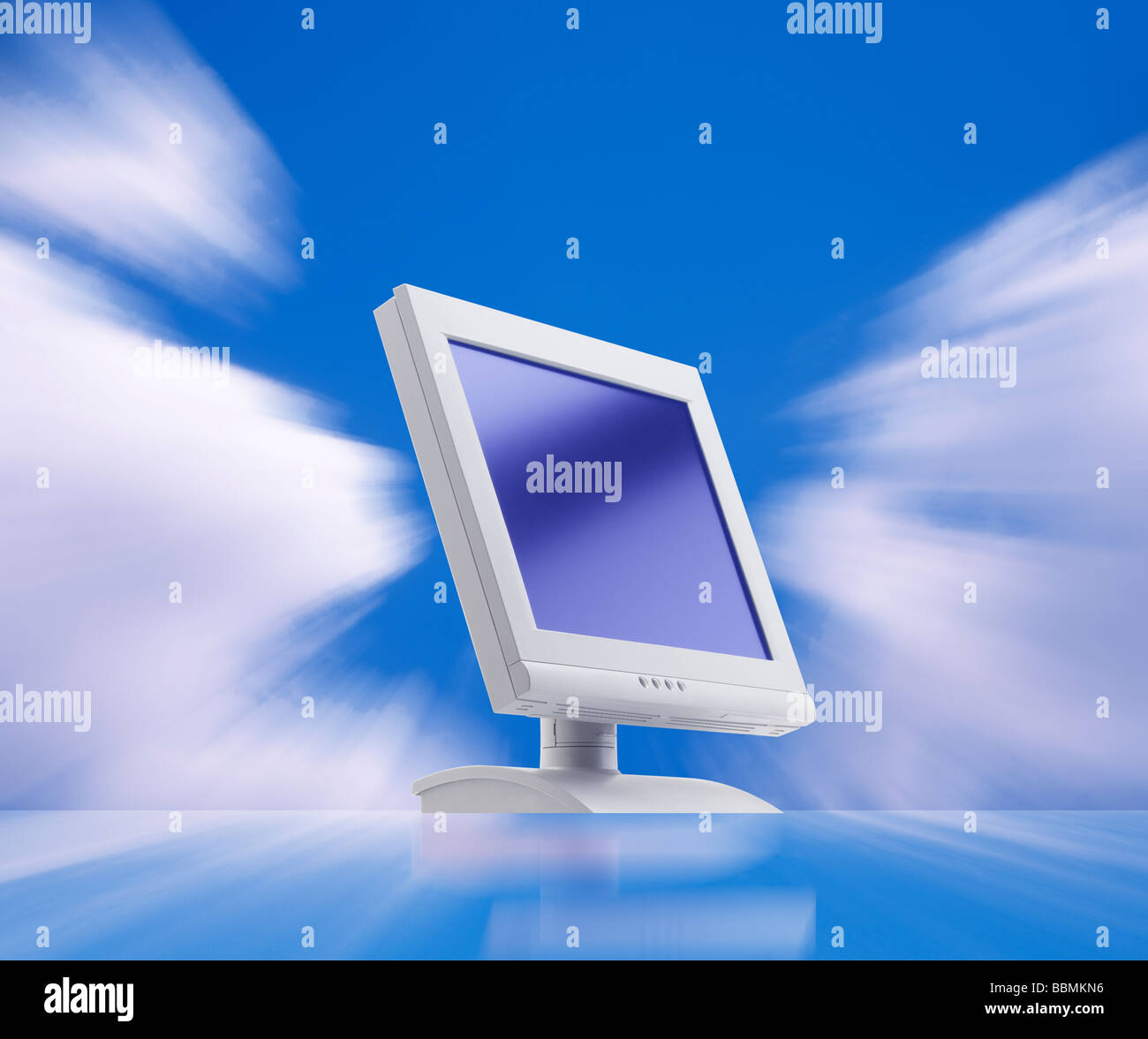 Close-up of flat computer screen (digital composite Stock Photo - Alamy