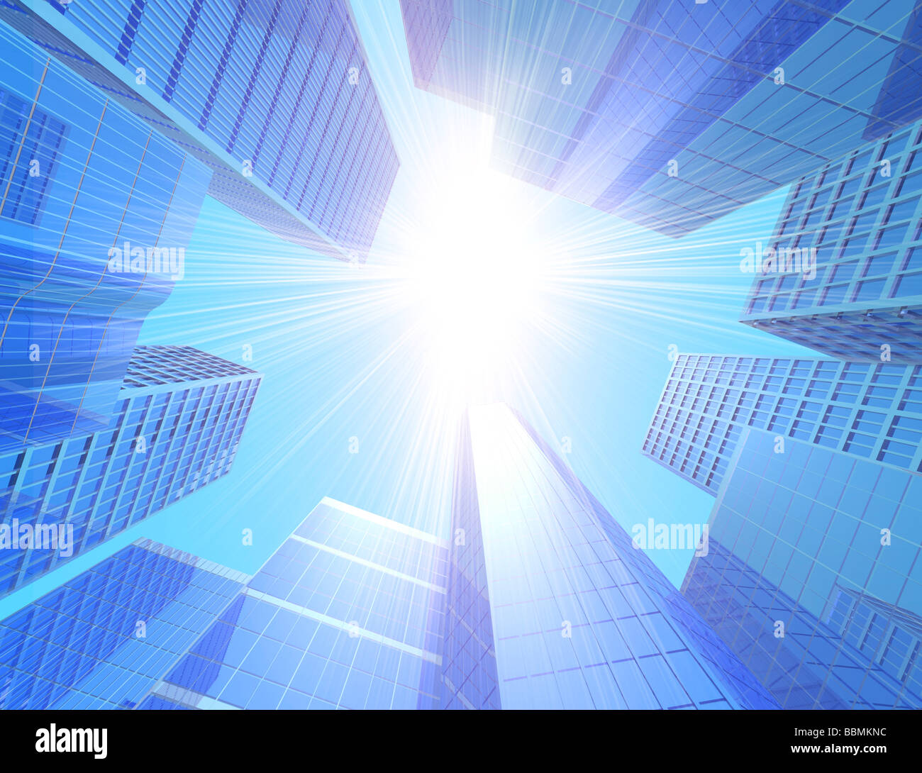 View skyscrapers digital composite hi-res stock photography and images ...