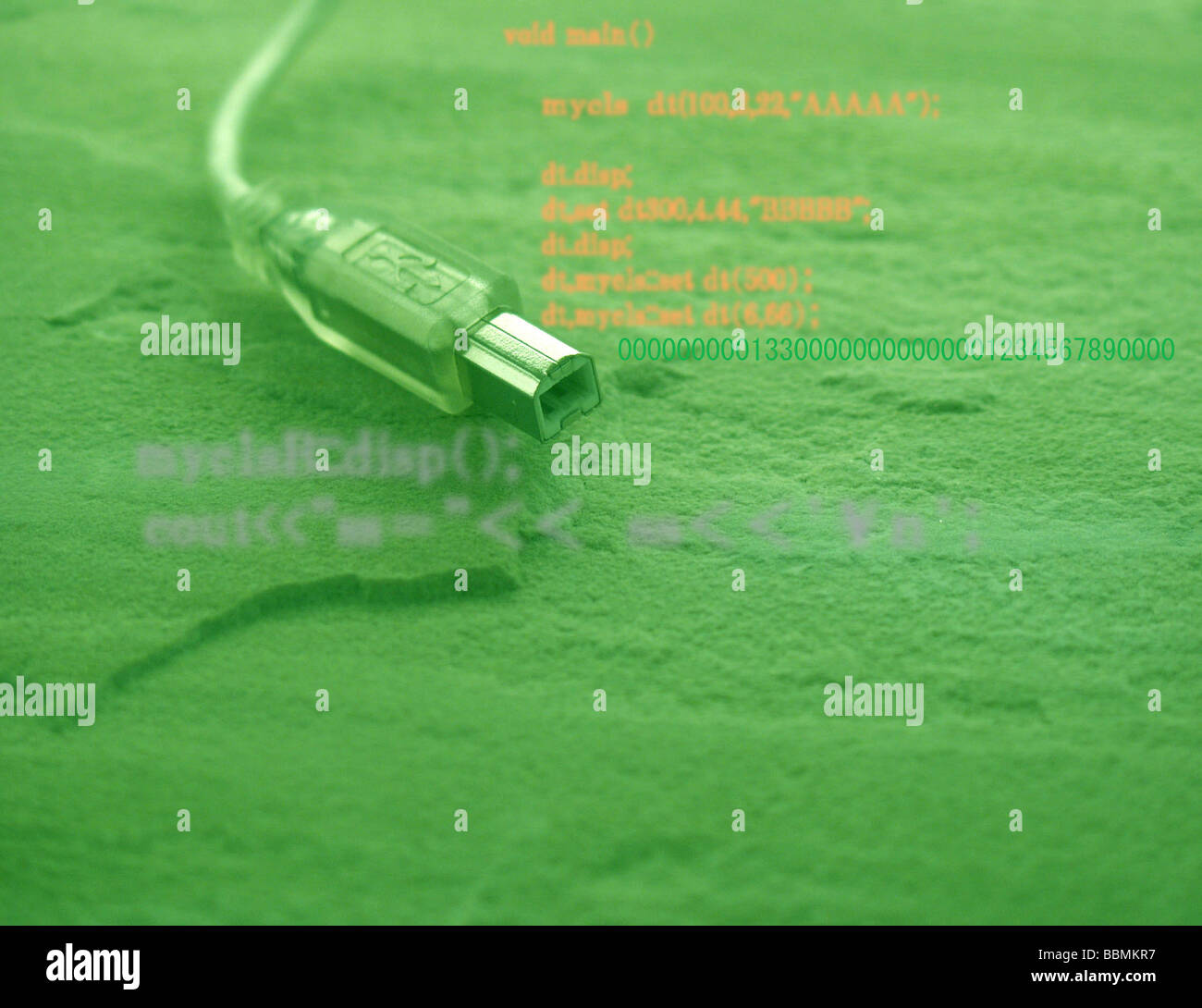Close-up of USB connector Stock Photo - Alamy