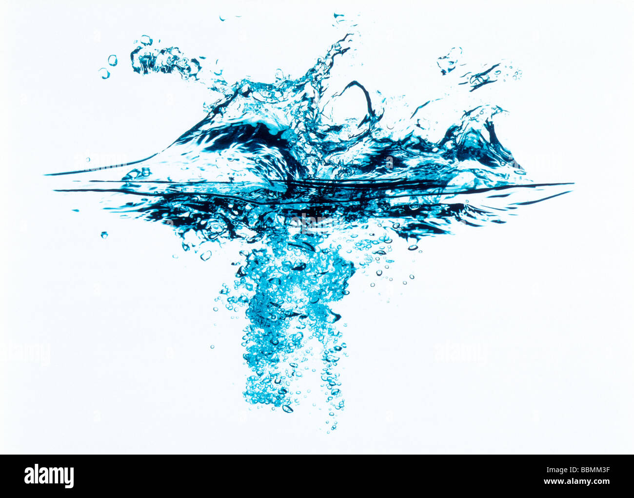 View of water splattering Stock Photo - Alamy