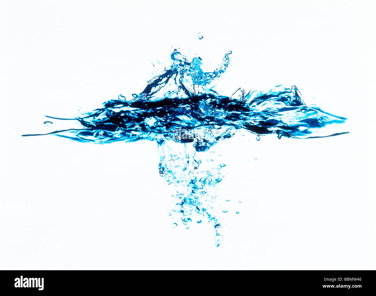 View of water splattering Stock Photo - Alamy