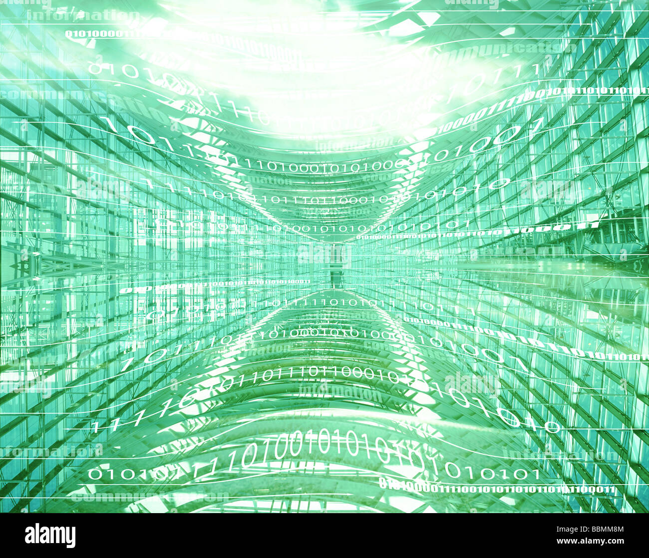 Electric circuit with codes Stock Photo - Alamy