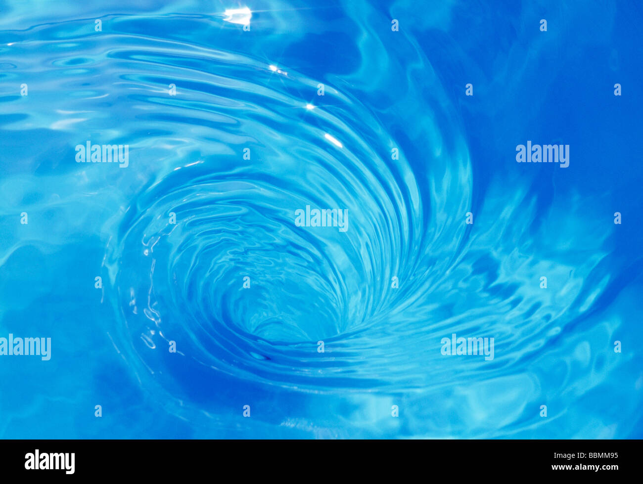 elevated view of whirling water Stock Photo - Alamy