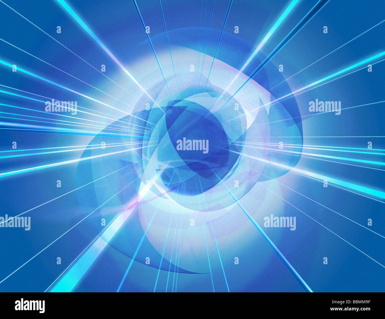 Abstract lines with circular bands Stock Photo - Alamy