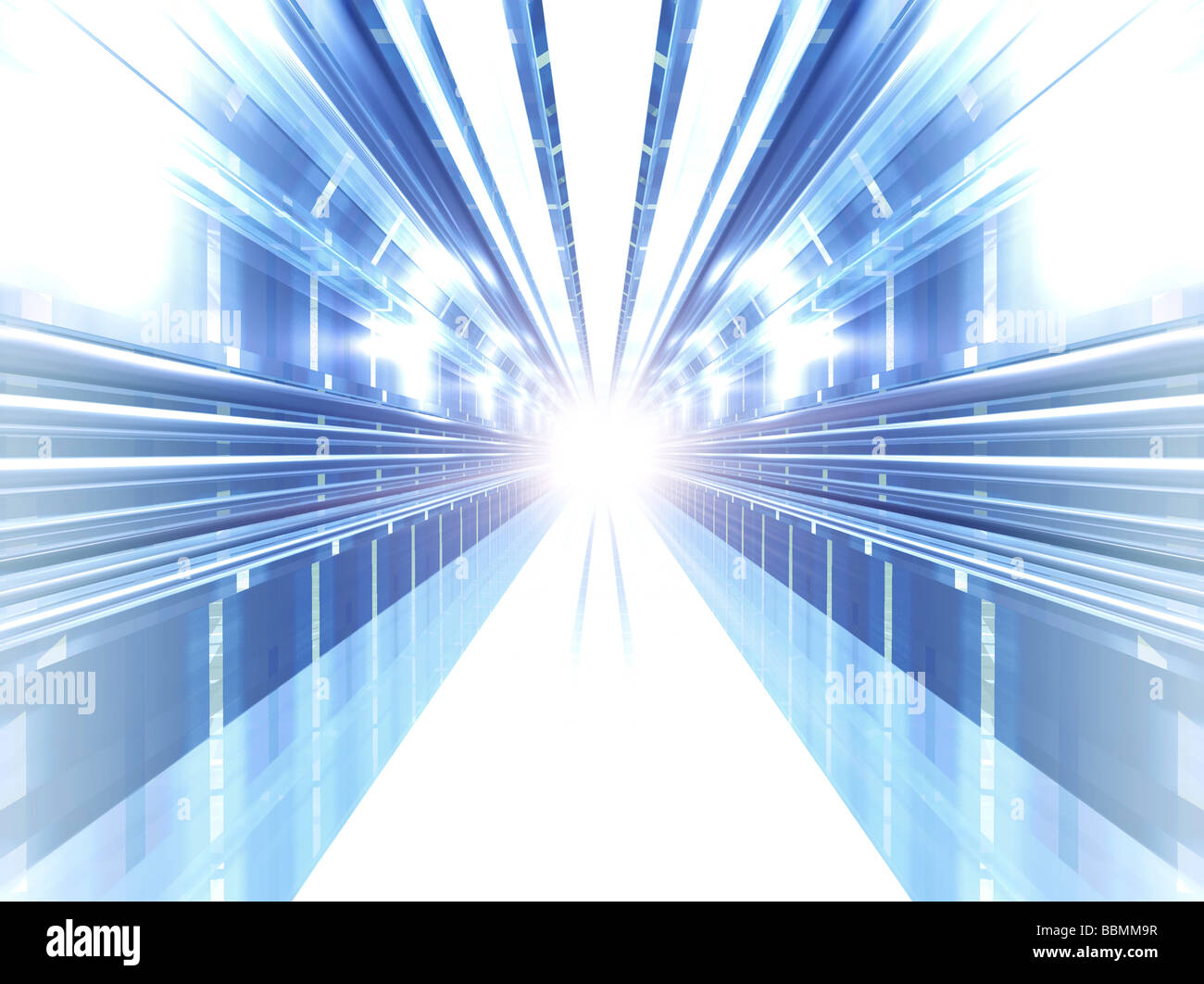 Abstract lines with rays Stock Photo - Alamy